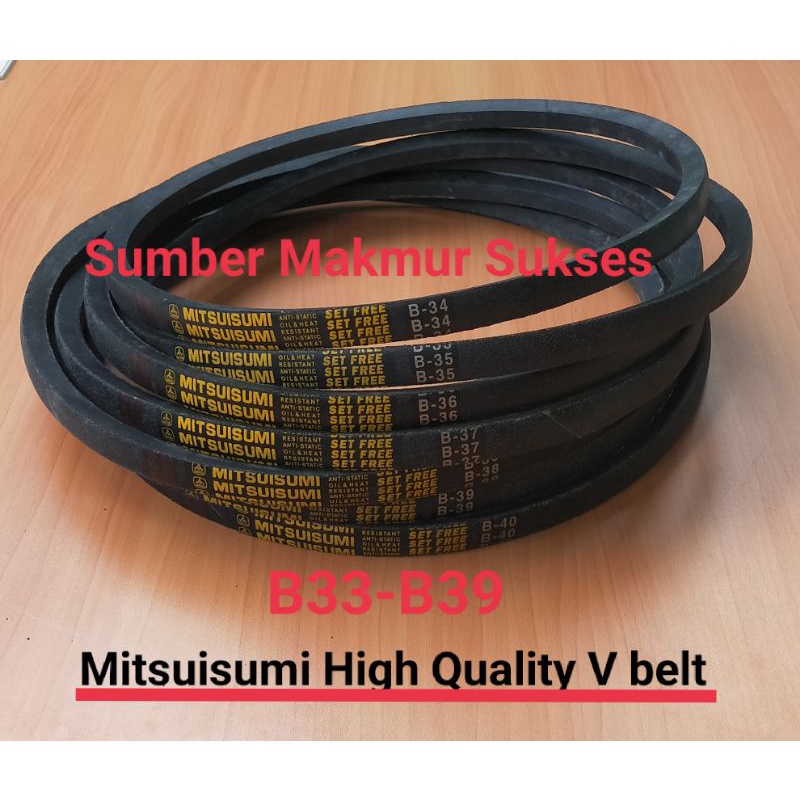 Jual V BELT VANBELT B38 MITSUISUMI HIGH QUALITY A CLASS | Shopee Indonesia