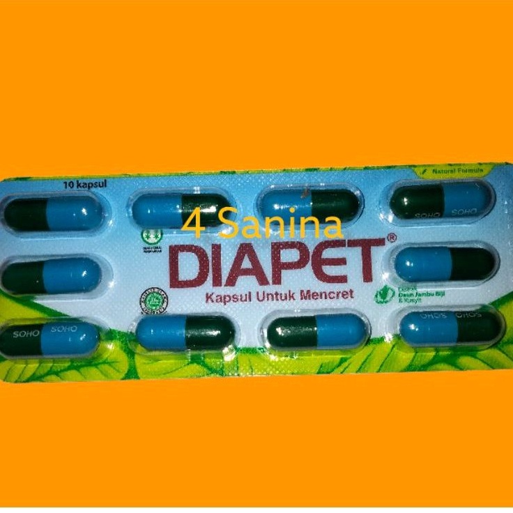 Jual DIAPET OBAT MENCRET / STRIP ISI 10 TABLET | Shopee Indonesia