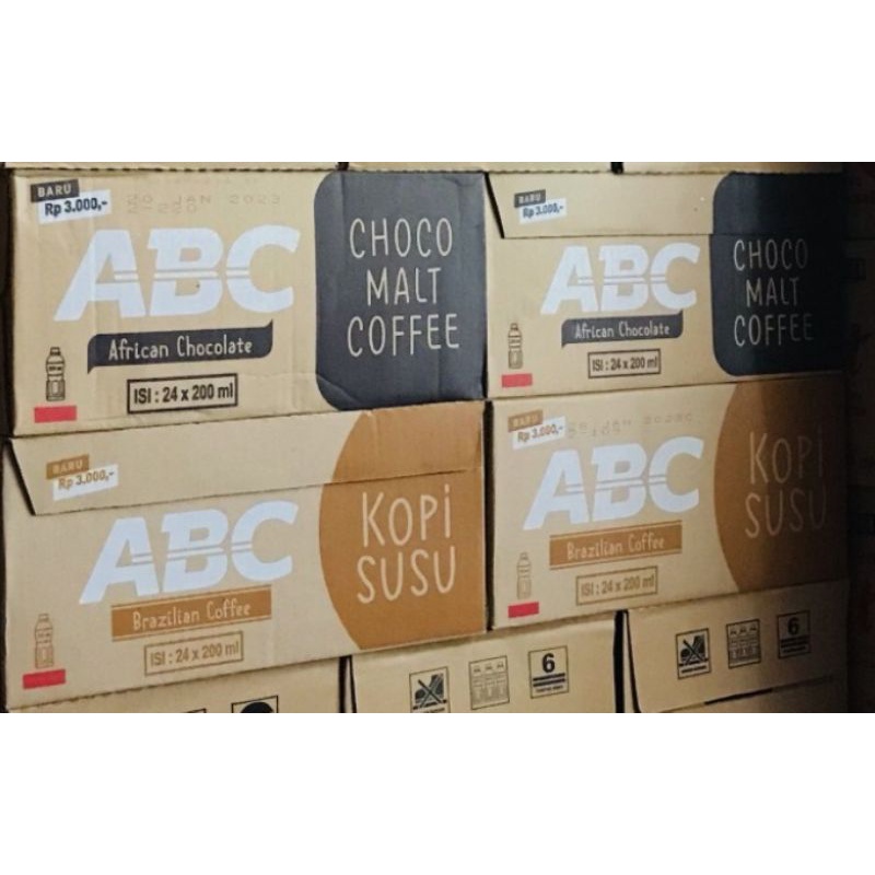 Jual Kopi ABC Kopi Susu / Choco Malt botol 200 ml | Shopee Indonesia