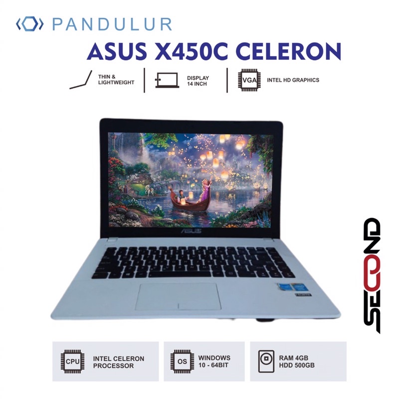Jual Laptop Asus X450C/4GB/500GB/14inch/ALL SERIES | Shopee Indonesia