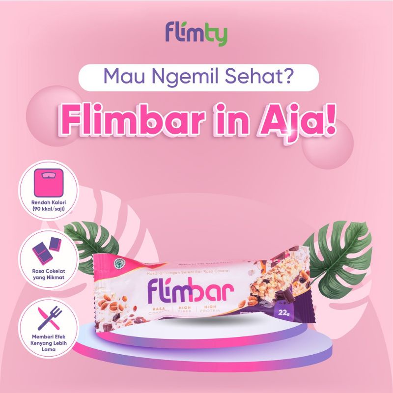 Jual FLIMBAR SNACK CEMILAN DIET SEHAT RENDAH KALORI TINGGI SERAT TINGGI ...
