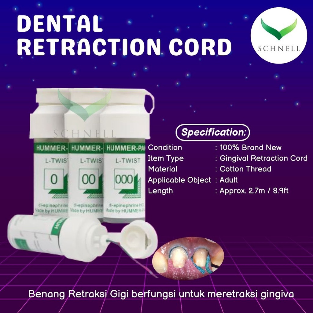 Jual Dental Retraction Cord/Benang Retraksi Gingival | Shopee Indonesia
