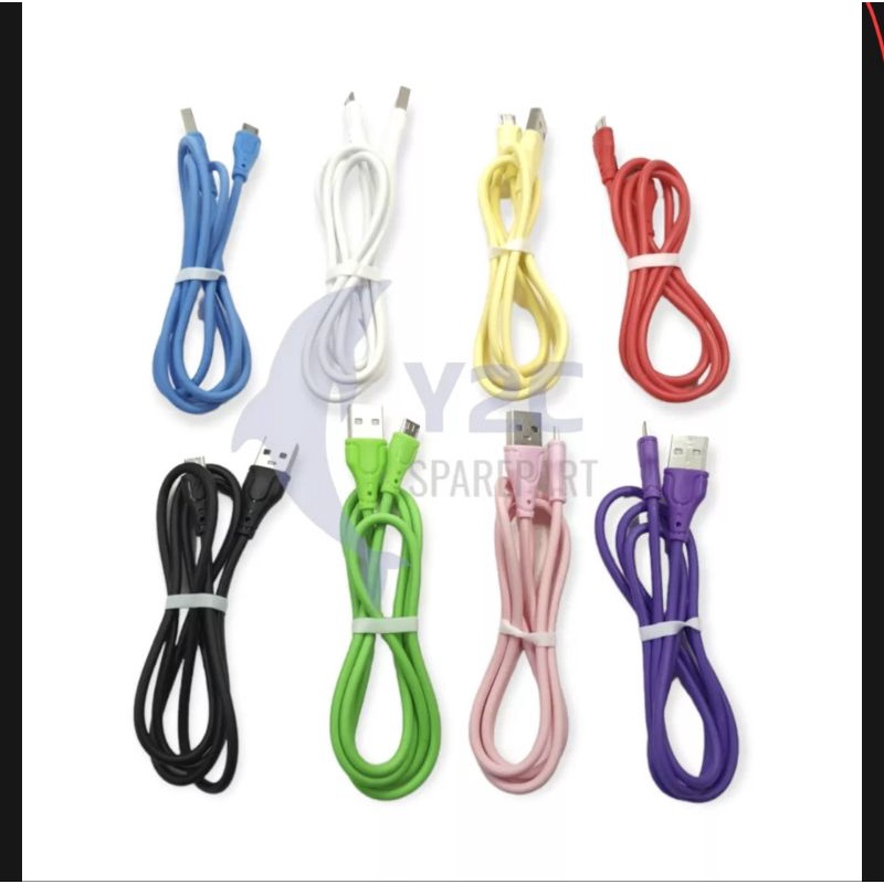 Jual Kabel Data Macarone Micro Usb / Type B / V8 Fast Charging New ...