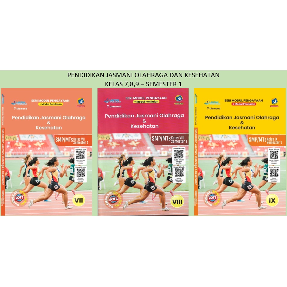 Jual Buku - LKS Pendidikan Jasmani Olahraga Dan Kesehatan Kelas 7,8,9 Semester 1 - Seri Modul ...