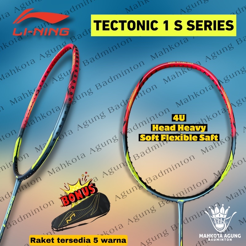 Jual raket badminton bulutangkis lining tectonic 1 S series tectonic1 ...