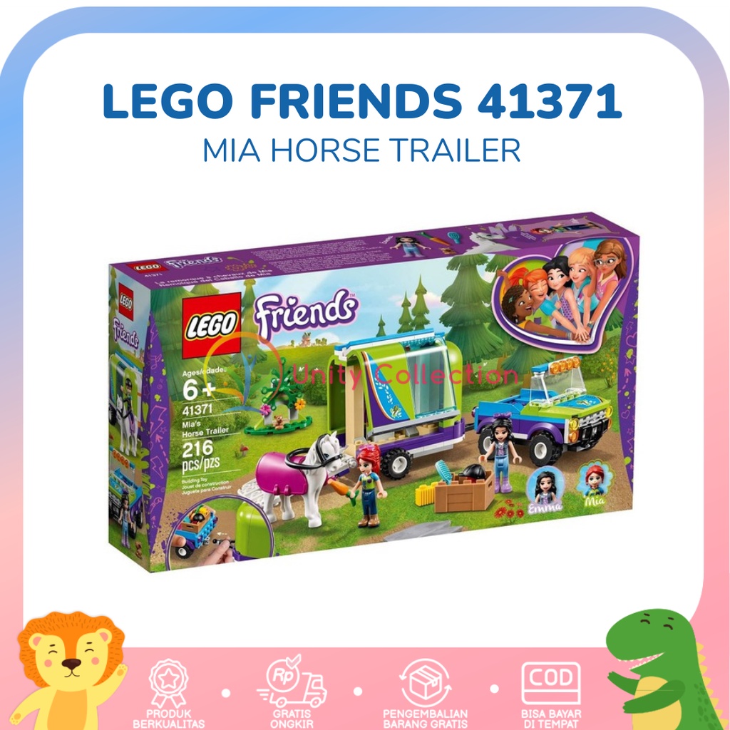 Jual Lego Friends MIA HORSE TRAILER 41371 | Shopee Indonesia