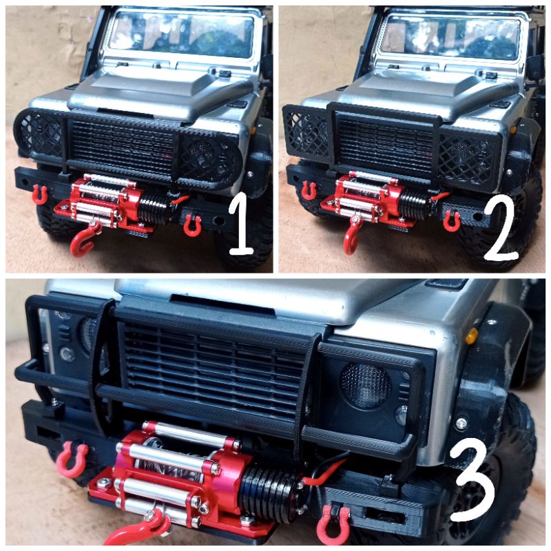 Jual Bumper Depan Winch RC MN 90, 91, 98, 99, 99S (Hanya Bumper / tanpa ...