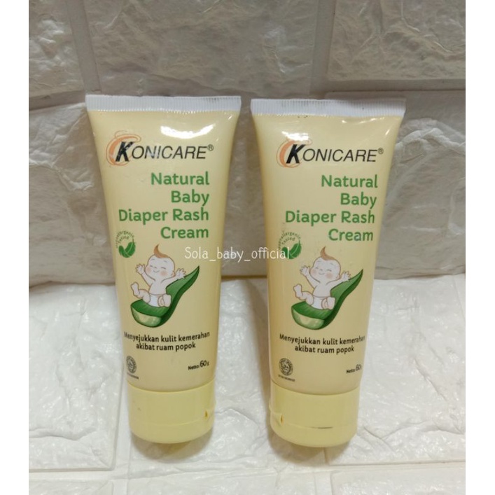 Jual Konicare Natural Baby Diaper Rash Cream/Pelembab Kulit Bayi Ruam ...