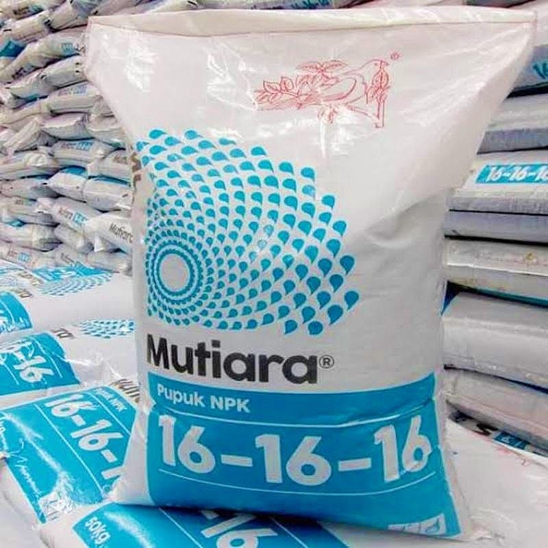 Jual Pupuk NPK BIRU 16 16 16 Mutiara 1kg Kemasan Pabrik dan Kemasan ...