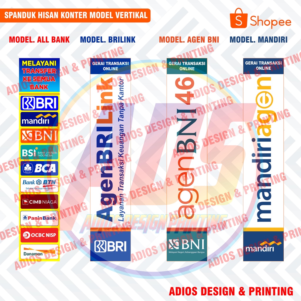 Jual Spanduk Banner Brilink / Spanduk Transfer Bank / Hiasan Konter ...