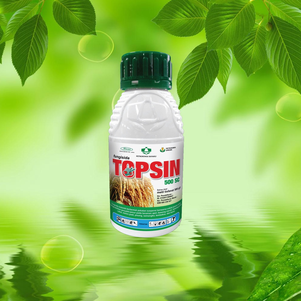 Jual Topsin 500 SC | Fungisida penyakit blas, bercak daun, patah leher ...
