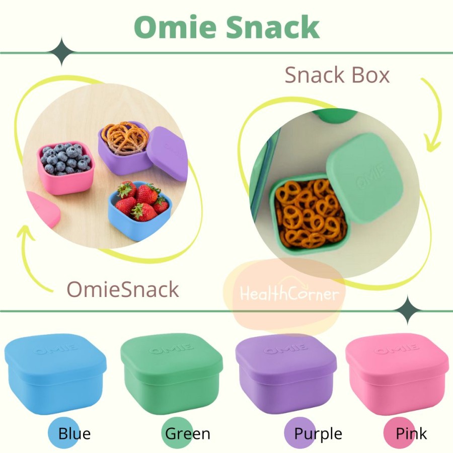 Jual OmieSnacks Snack Containers Box Omiebox Kotak Bento Lunchbox ...