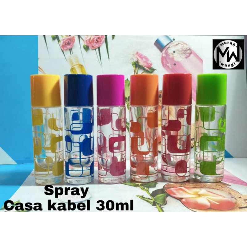Jual Botol spray casa motif kabel warna 30ml | Shopee Indonesia