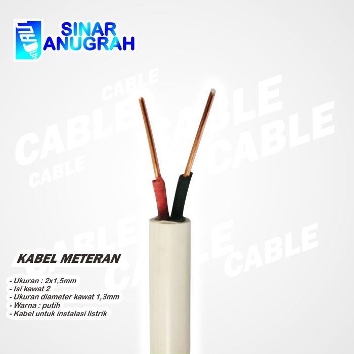 Jual Kabel Listrik Meteran 2 x 1.5mm | Shopee Indonesia