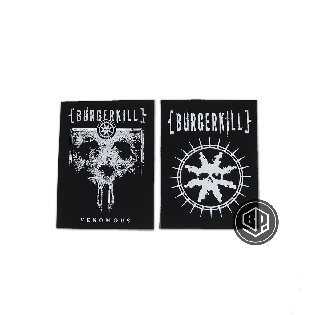 Jual PATCH SABLON PUNGGUNG BESAR EMBLEM BAND MUSIK BURGERKILL | Shopee ...