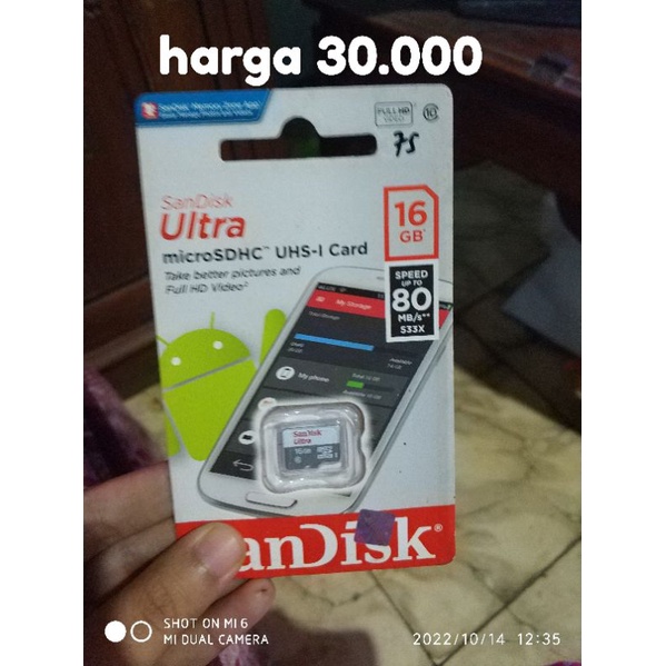 Jual MEMORI SANDISK 16GB | Shopee Indonesia