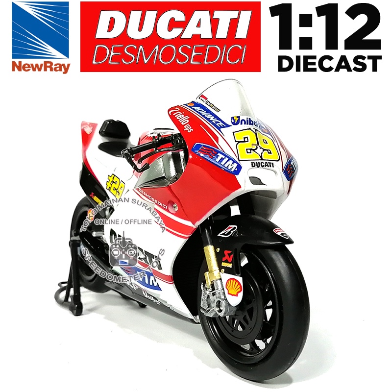 Jual Diecast Motor Ducati Desmosedici 1/12 | Mainan Miniatur Sepeda ...