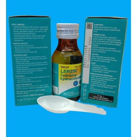 Jual LERZIN SYRUP 60ML | Shopee Indonesia