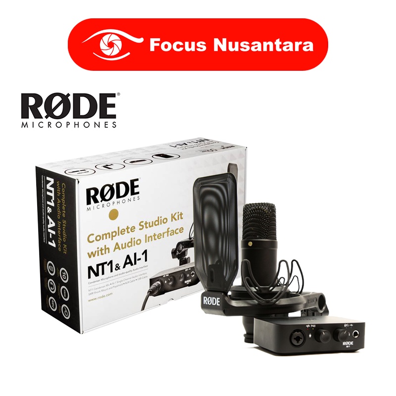 Jual RODE NT1 Kit Microphone with AI-1 Audio Interface | Shopee Indonesia