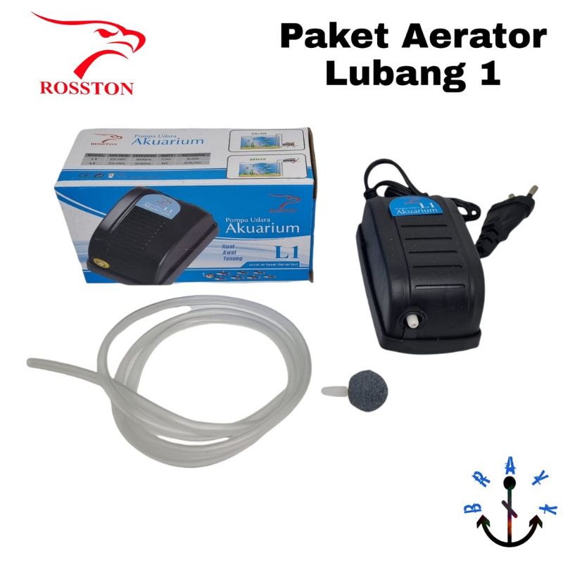 Jual aerator 1 lubang paket kumplit selang batu aerasi tinggal pakai ...