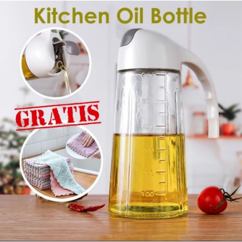 Jual Botol kaca tempat minyak goreng saos sambal Botol kaca serbaguna ...