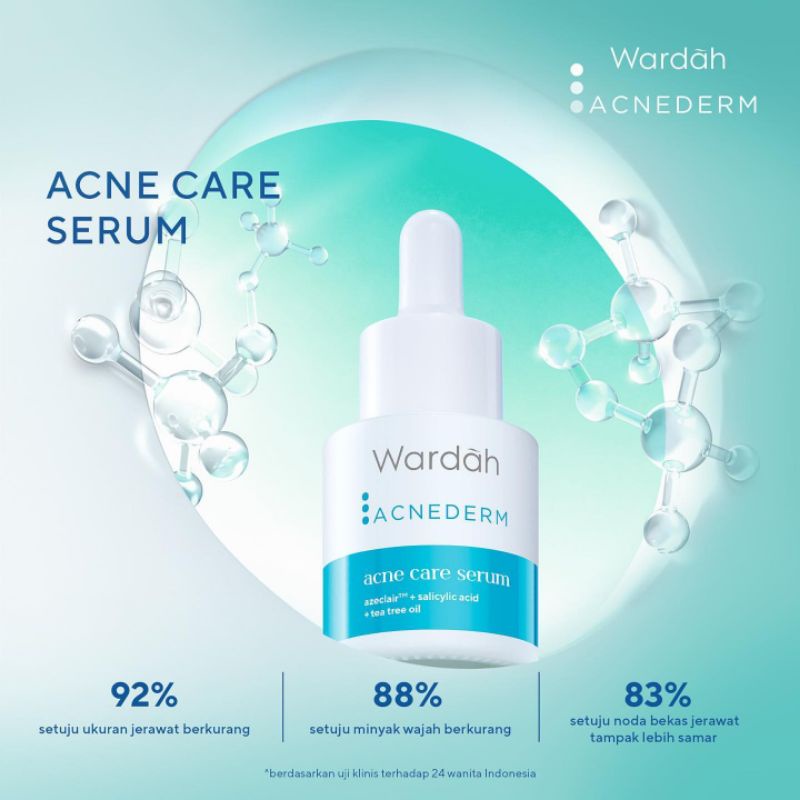 Jual Wardah ACNEDERM acne care serum | Wardah acnederm serum | serum ...