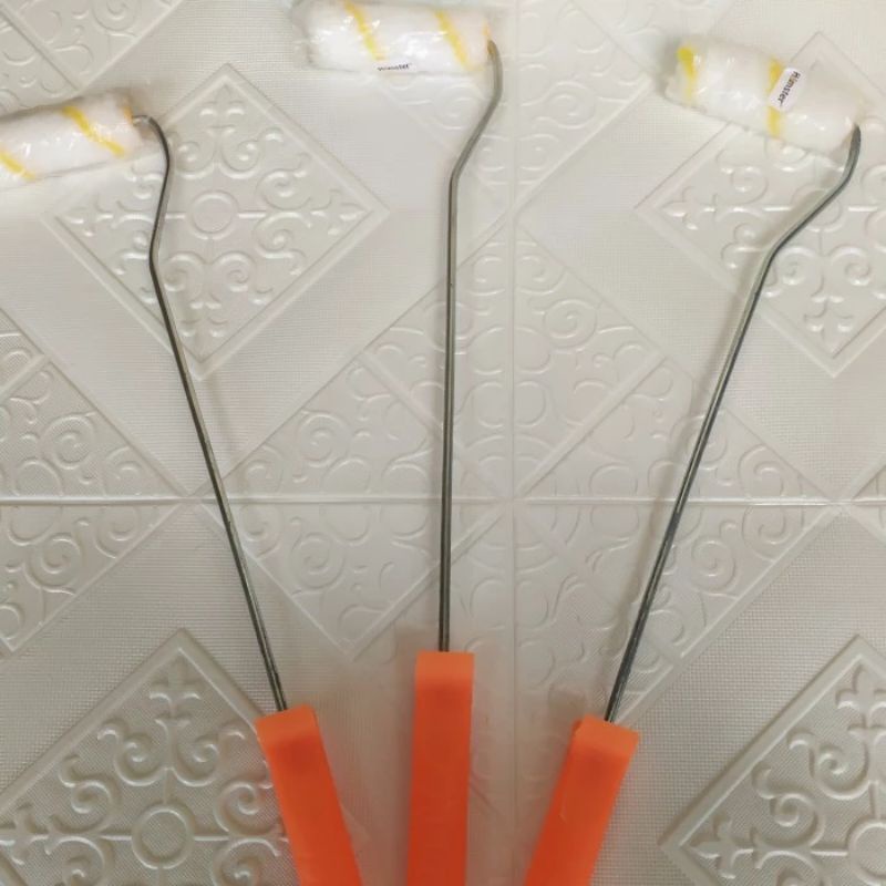 Jual Kuas Roll cat Kapal 4" / Roll cat 4 inch Gagang panjang - Termurah ...