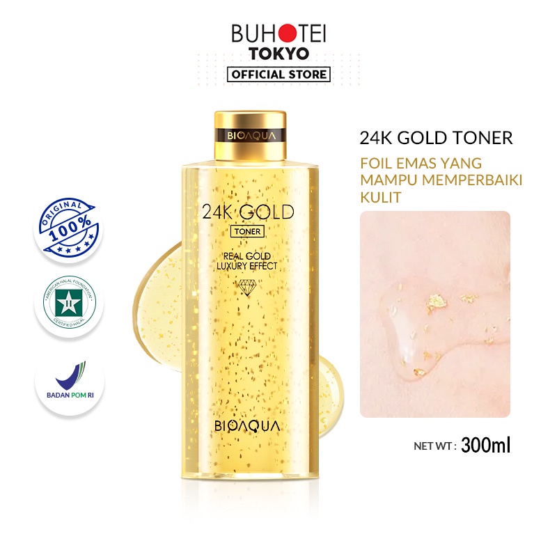 Jual Buhotei Bioaqua 24k Gold Skin Care Whitening Brightening Glowing
