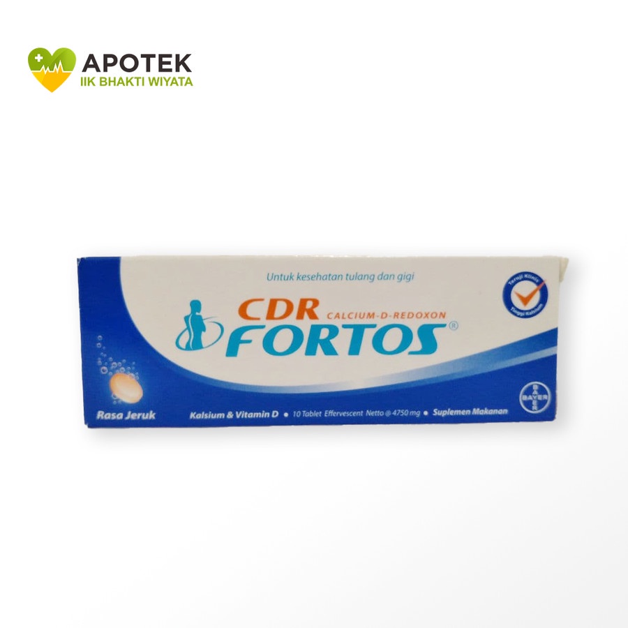 Jual CDR Fortos Tablet Effervescent | Shopee Indonesia
