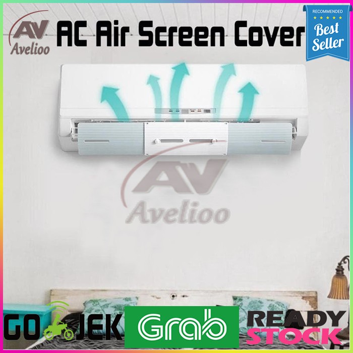 Jual Air Screen Cover Reflektor Talang Penahan Hembusan Angin AC ...