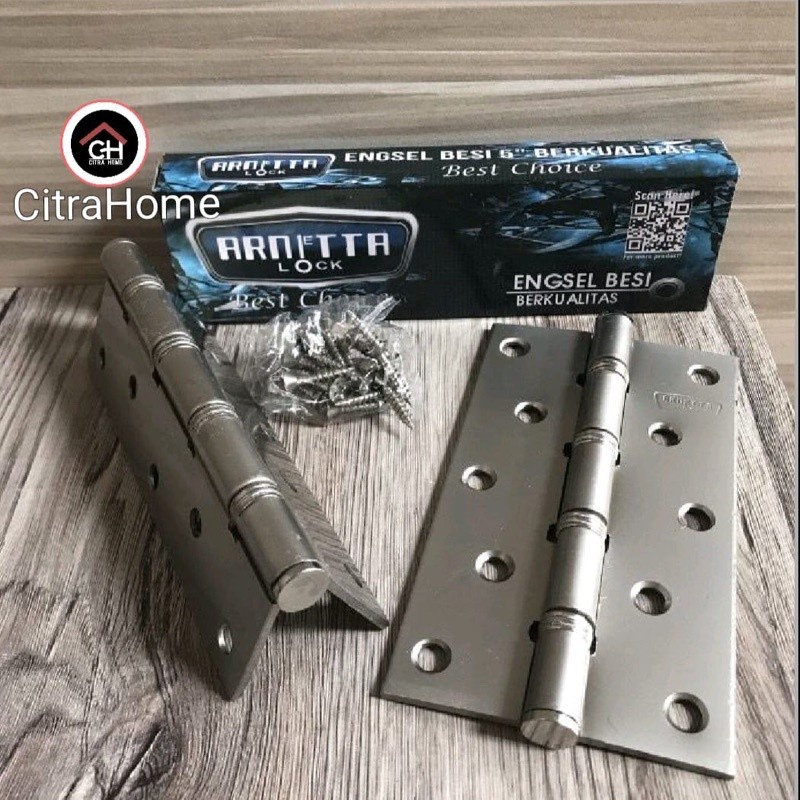 Jual Engsel Besi "3 "4" dan "5" inch Arnetta Tebal -2 5mm | Shopee ...