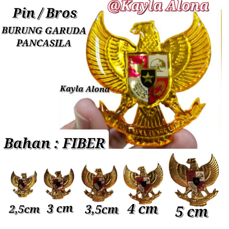 Jual PIN/BROS BURUNG GARUDA PANCASILA ( FIBER ) | Shopee Indonesia