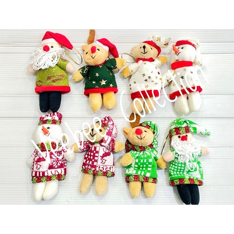 Jual Boneka Bear Natal 15cm/Boneka panda natal/Boneka natal/ Boneka ...