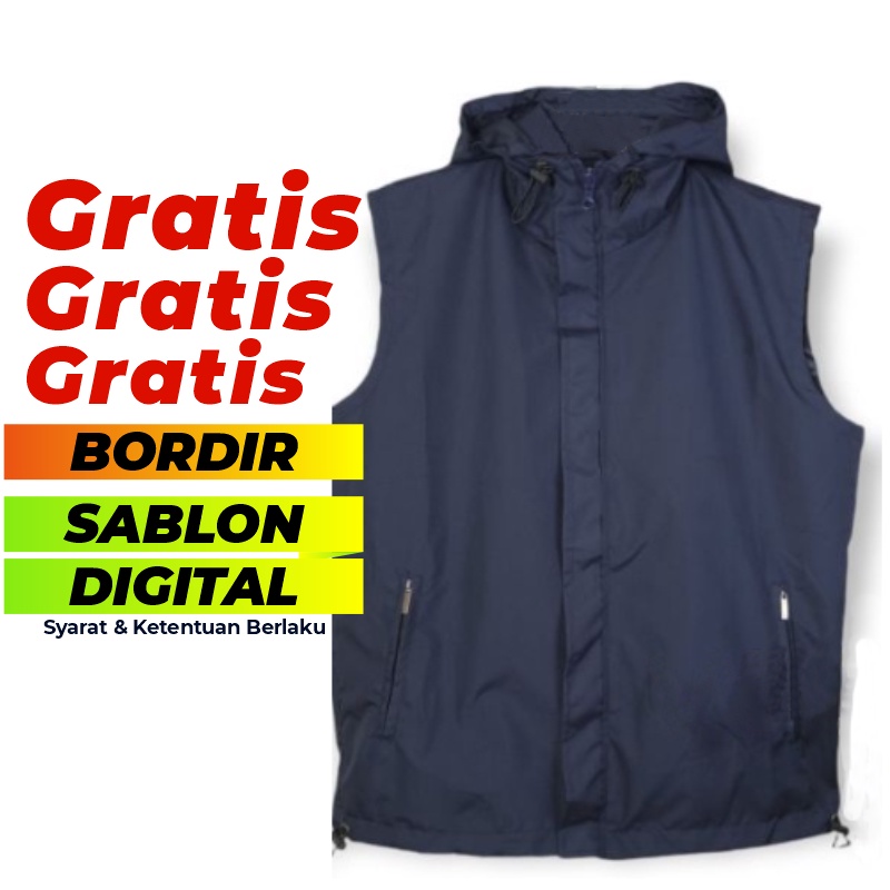 Jual Rompi Anies Rompi Parasut Rompi Bikers Sport Gym Rompi Hoodies ...