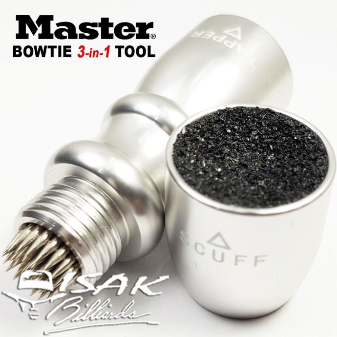 Jual Master Bowtie - 3 In 1 Tip Tool - Alat Rawat Stick Billiard Biliar Cue | Shopee Indonesia