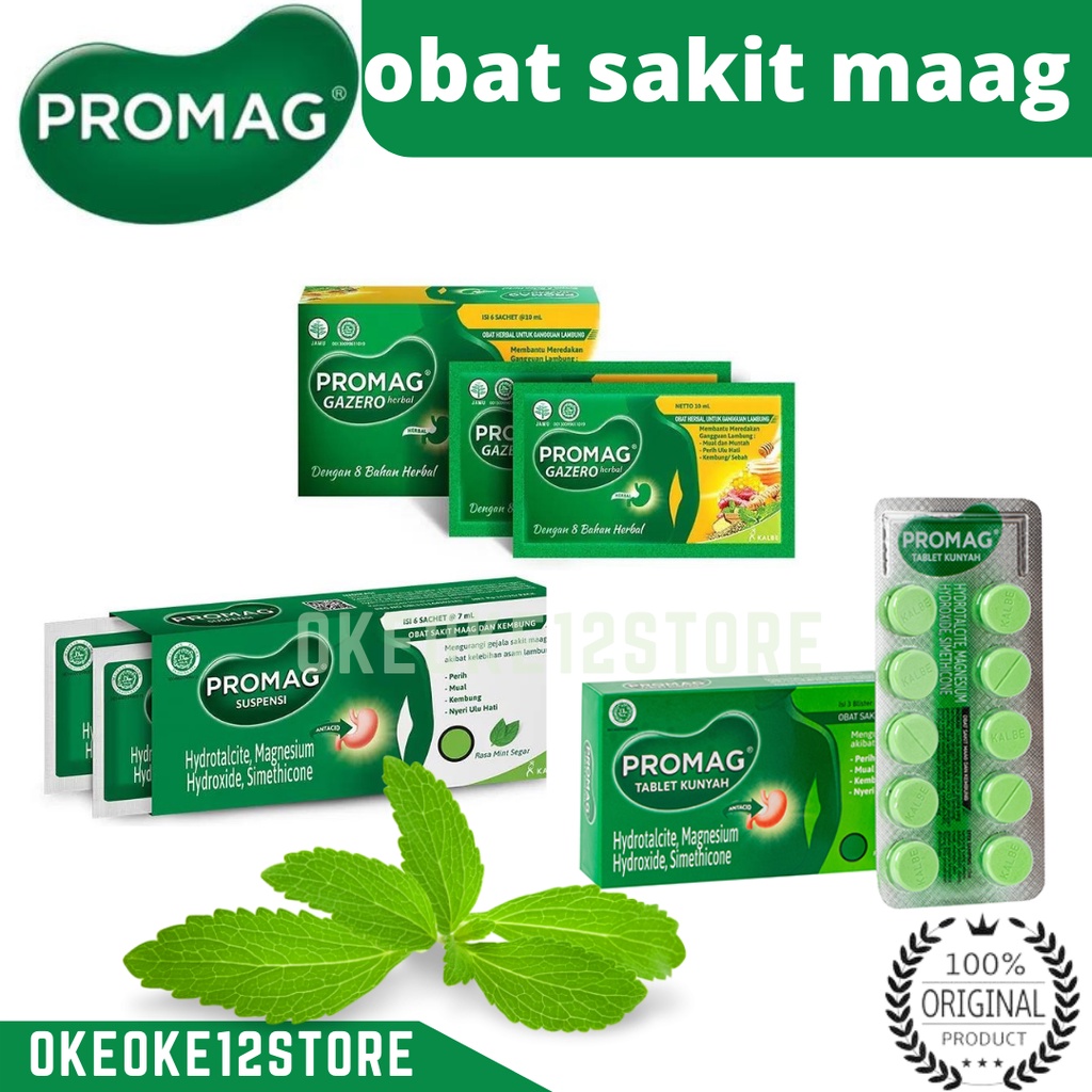 Jual PROMAG OBAT SAKIT MAAG DAN KEMBUNG | Shopee Indonesia