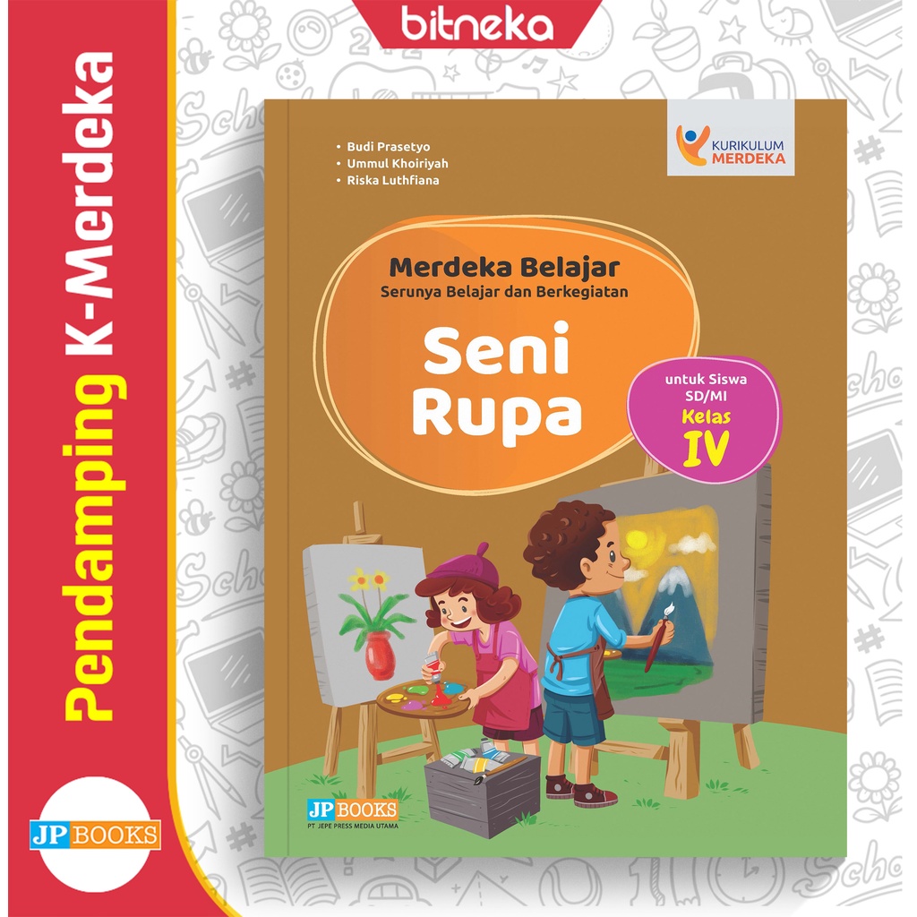 Jual Buku Teks Pendamping Seni Rupa SD/MI Kelas 4 Kurikulum Merdeka - JPBOOKS | Shopee Indonesia