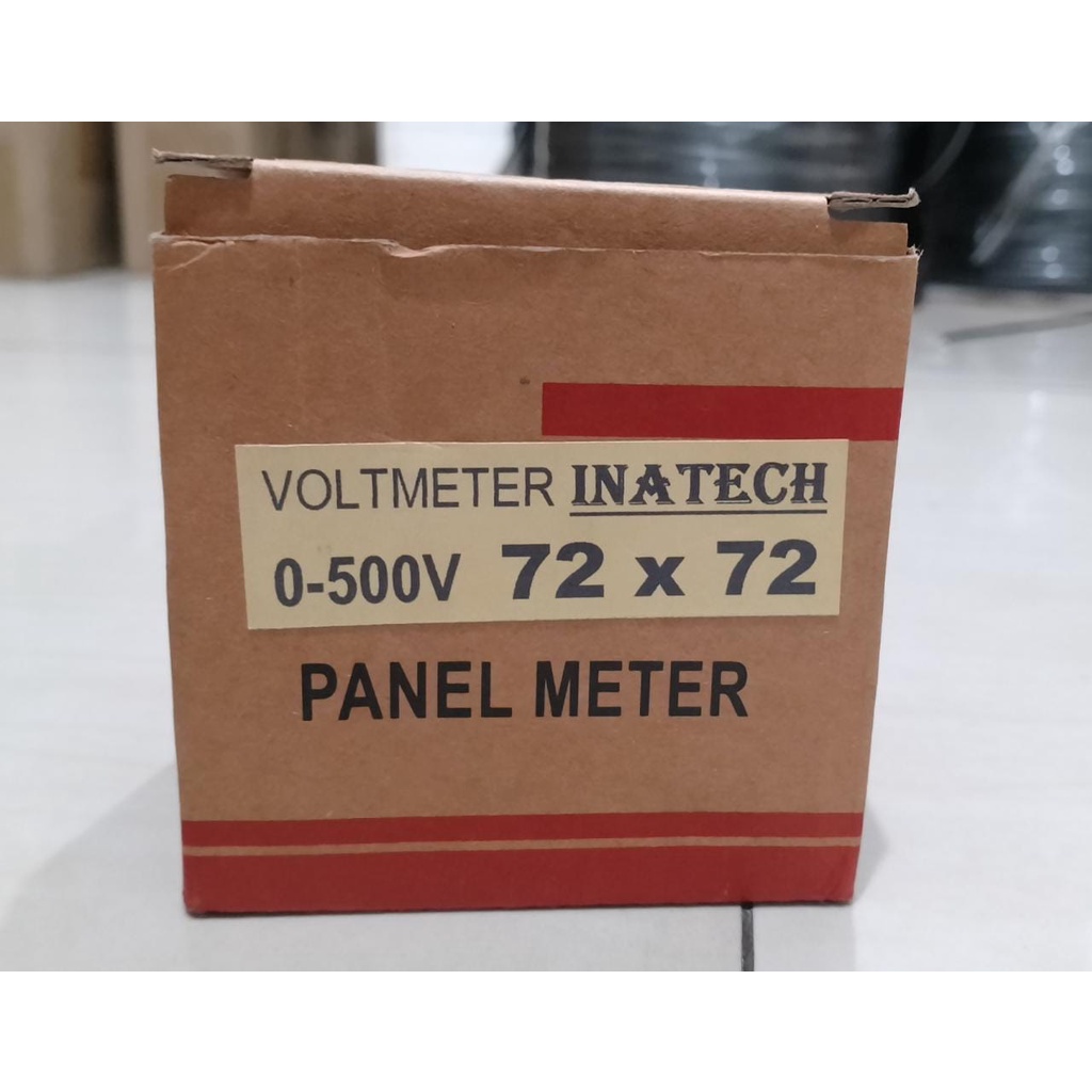 Jual PANEL METER INATECH VOLTMETER ANALOG FREQUENCY JARUM panel volt meter analog frequency ...