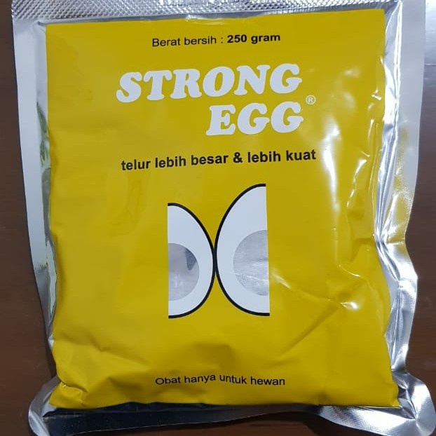 Jual Strong Egg 250 gr Obat Peningkat Produksi Berat Telur Ayam Besar Kuat | Shopee Indonesia