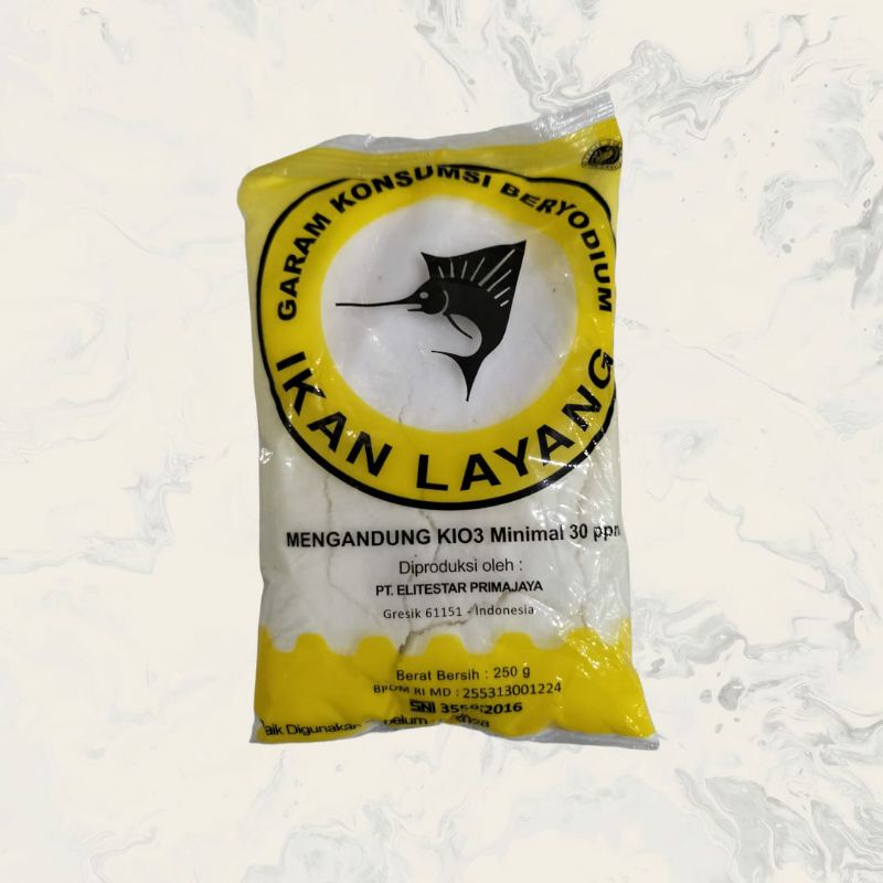 Jual Garam Konsumsi Cap Ikan Layang 250gram | Shopee Indonesia