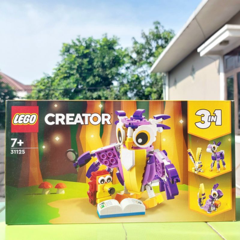 Jual LEGO CREATOR FANTASY FOREST CREATURES 31125 100% ORIGINAL LEGO ...
