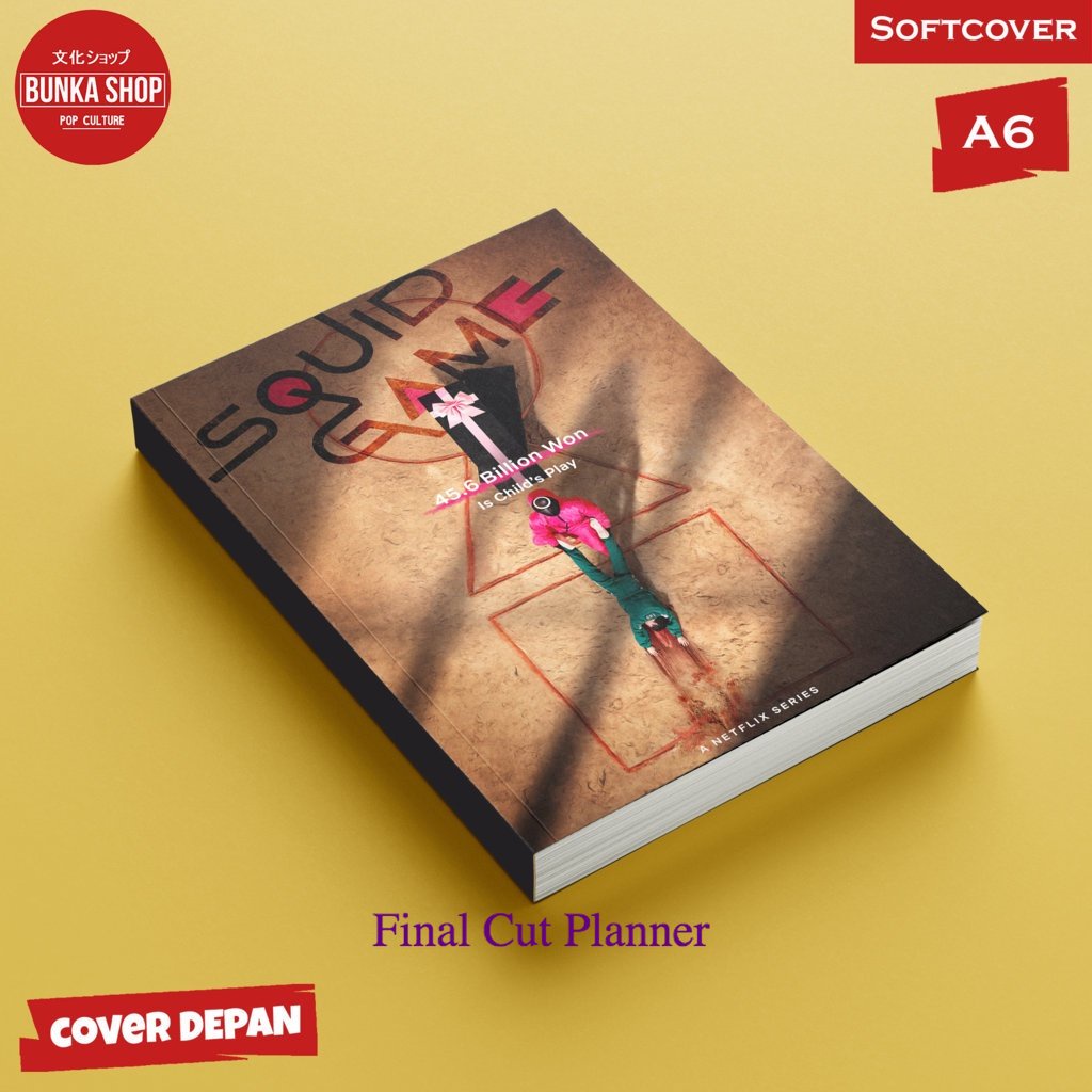 Jual Pocket Note Squid Game Softcover A6 Buku Tulis Catatan Notes ...