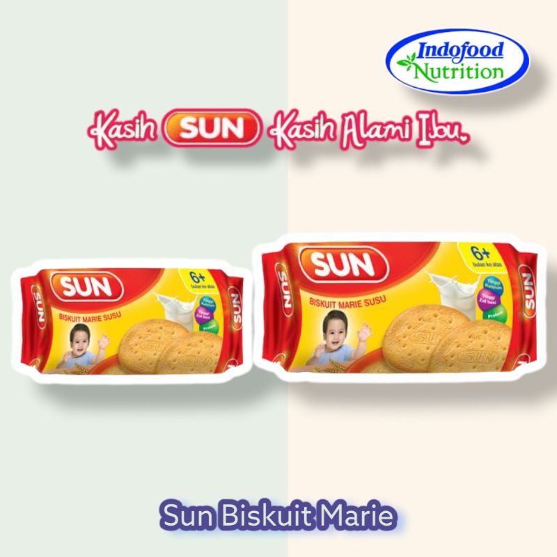 Jual SUN Biskuit Marie Susu 6+ | Shopee Indonesia