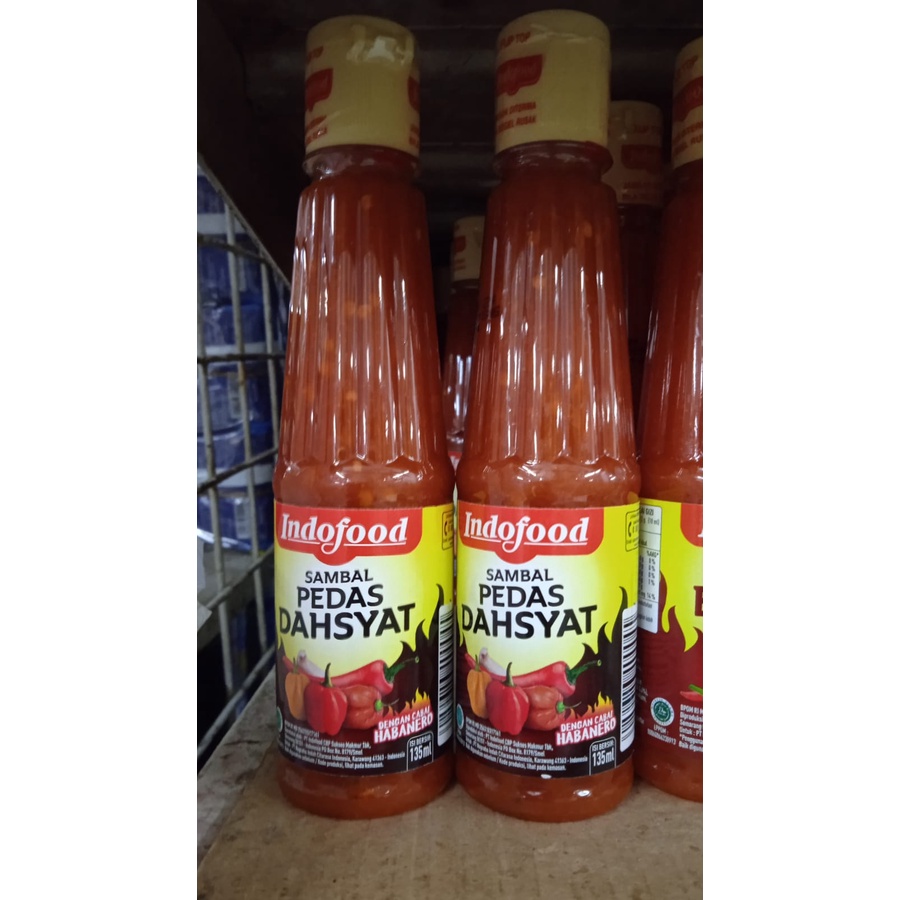 Jual Indofood Sambal Pedas Dahsyat 135ml | Shopee Indonesia