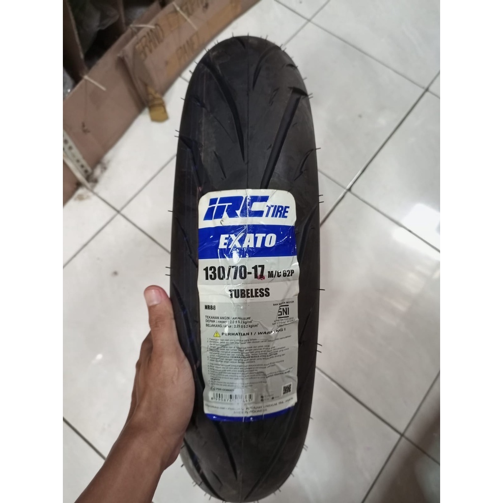 Jual BAN LUAR IRC 130/70-17 EXATO BAN LUAR MOTOR RING 17 IRC EXATO ...