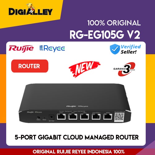 Jual Router Ruijie Reyee RG-EG105G V2 Reyee Cloud Managed Router | Shopee Indonesia