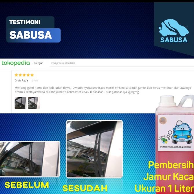 Jual Obat Pembersih Jamur Dan Kerak Kaca Body Mobil Rumah Sabusa 1 ...