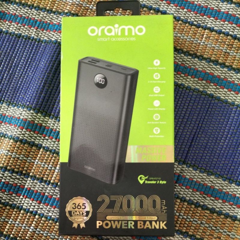 Jual Oraimo OPB-P271D 27000 mAh | Shopee Indonesia