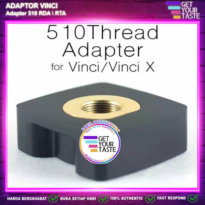 Jual Adaptor 510 for Voopoo Vinci X Authentic Adapter RDA RTA | Shopee ...