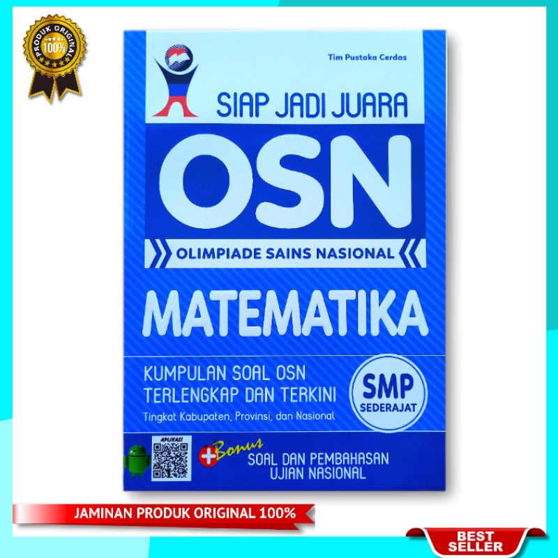 Jual Buku Osn Matematika SMP | Siap Jadi Juara Olimpiade Sains Nasional MATEMATIKA Tingkat SMP ...
